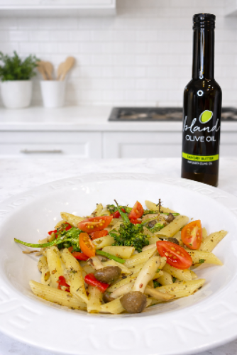 Butter Olive Oil Garlic Herb Pasta | Island Olive Oil Company